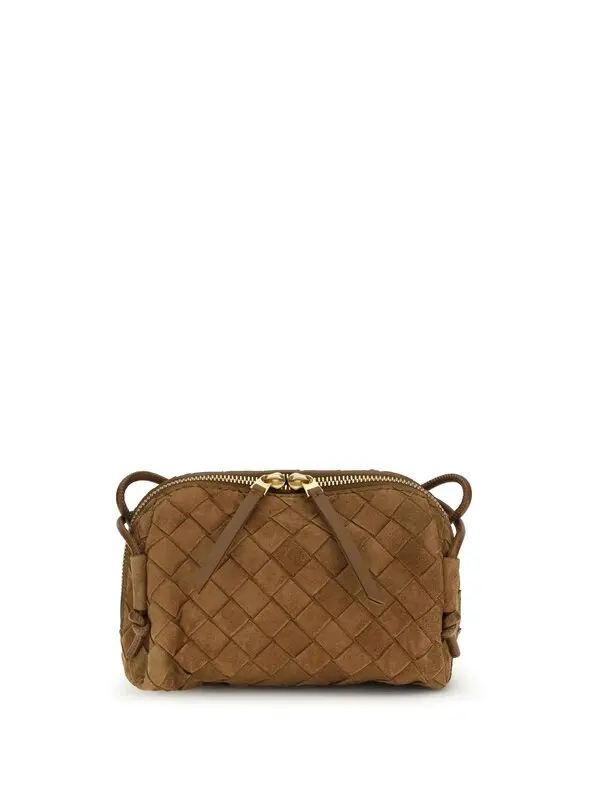 Bottega Veneta Mini Loop Shoulder Bag - Brown