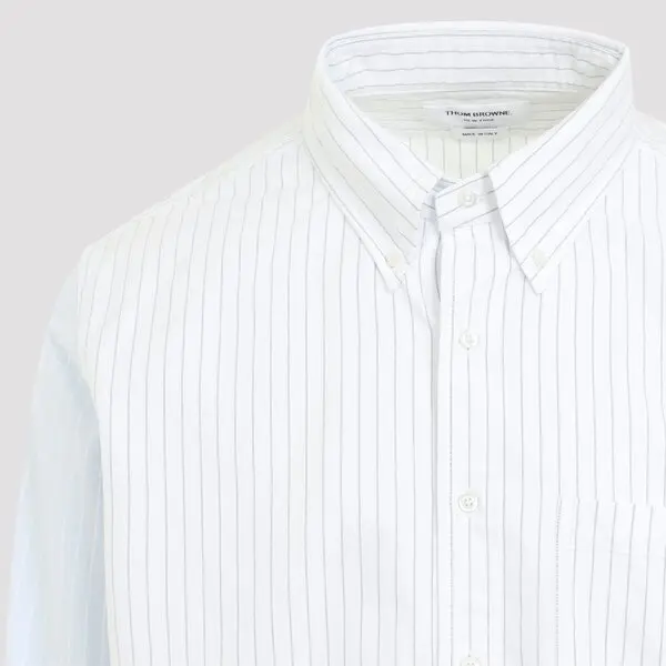 Thom Browne Button Down Shirt - Gray