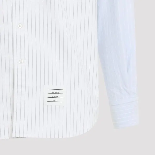 Thom Browne Button Down Shirt - Gray