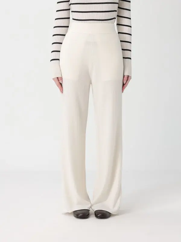 Max Mara Knitted Trousers - White