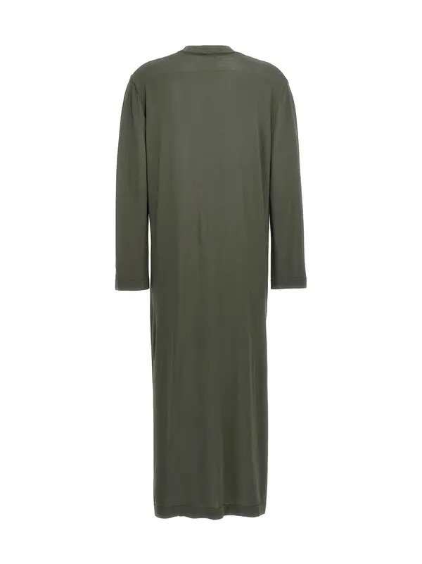 P.a.r.o.s.h Roux Viscose Blend Long Cardigan - Green