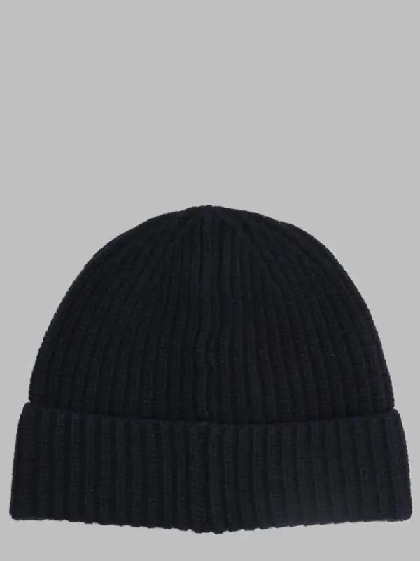 Stone Island Virgin Wool Beanie - Blue