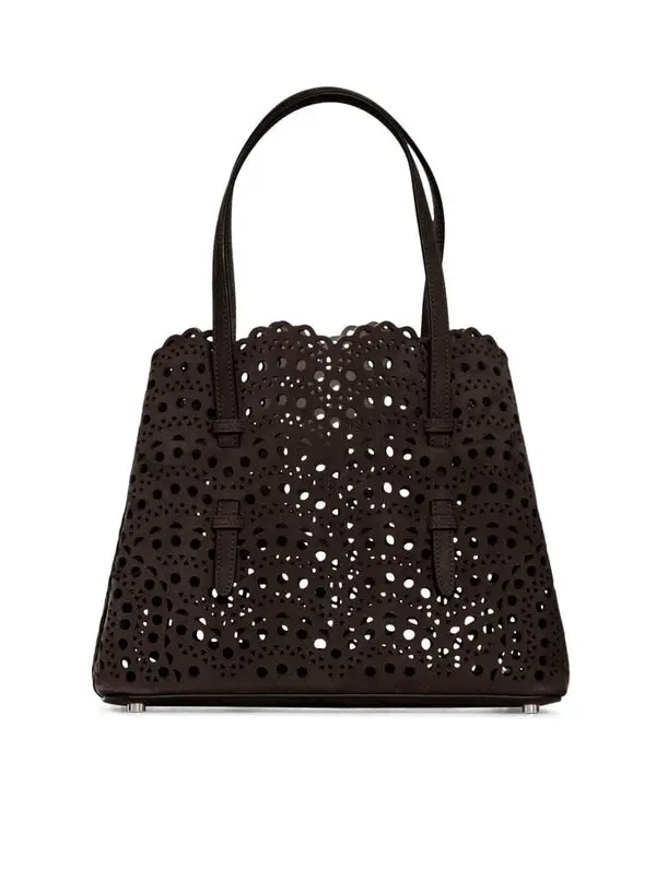 Alaïa Mina 25 Bag In Luxury Suede - Brown