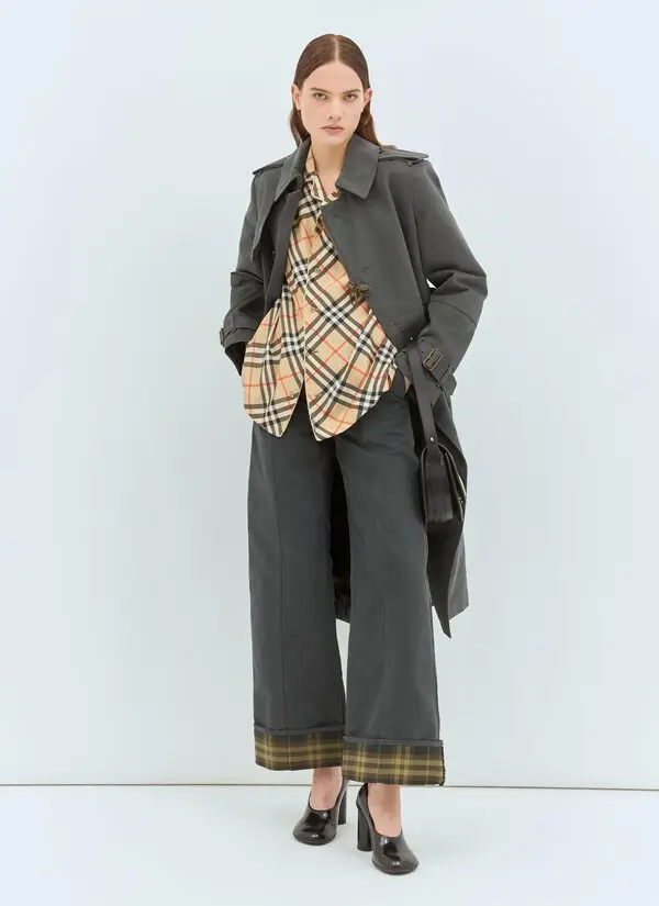 Burberry Check Silk Pyjama Shirt