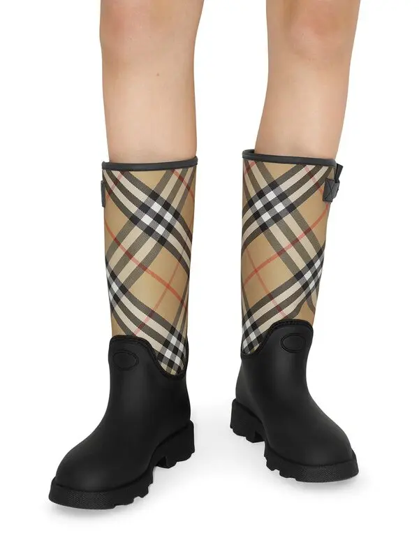 Burberry Marsh Stamp High Rubber Boots