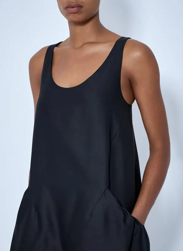 Dries Van Noten Drazero Wool And Silk-blend Maxi Dress