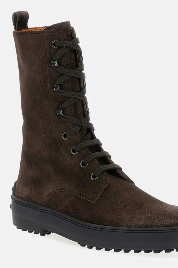 TOD'S Winter Gommino 84l Suede Boots - Multicolor