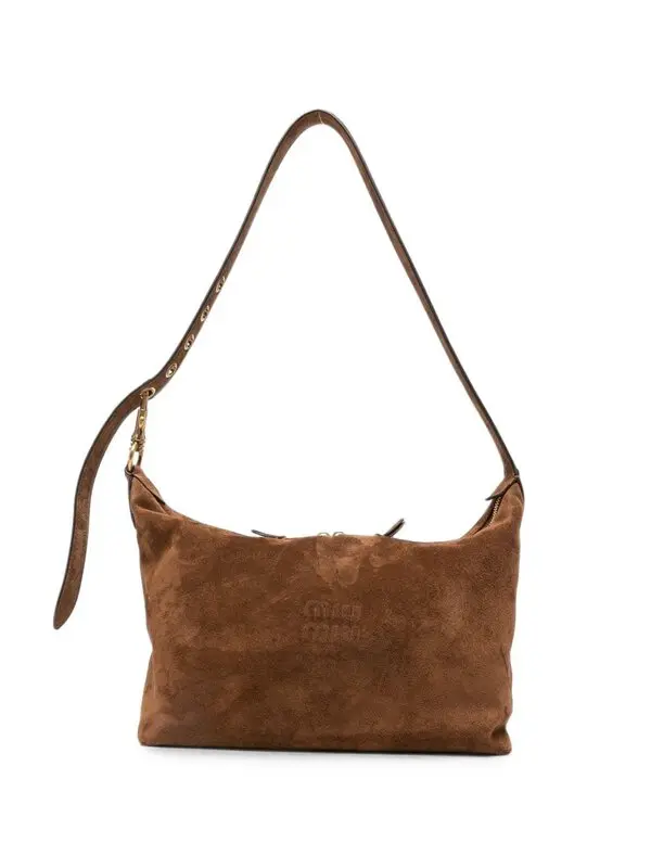 Miu Miu Suede Shoulder Bag - Multicolor
