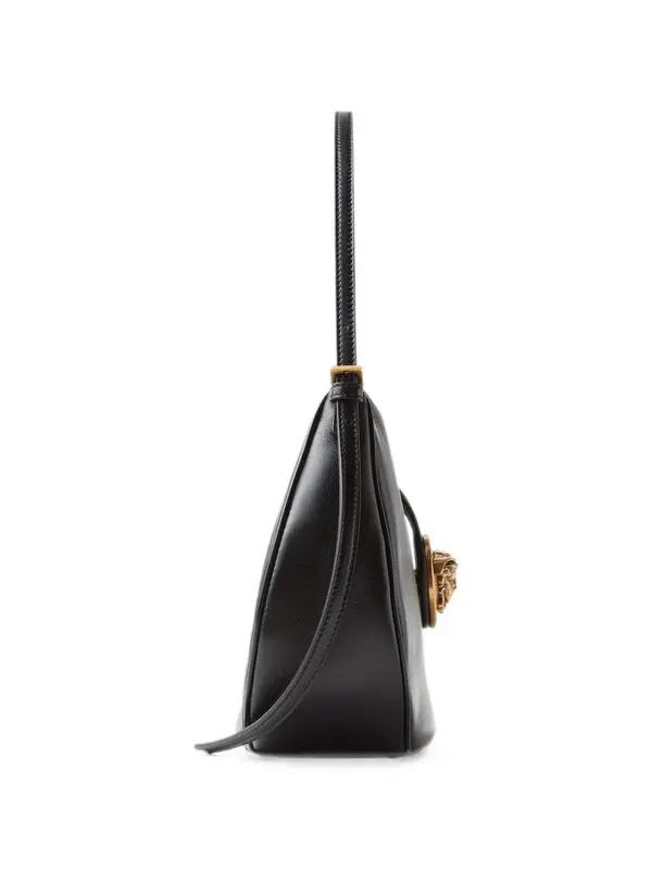 Versace Emblème Leather Hobo Bag