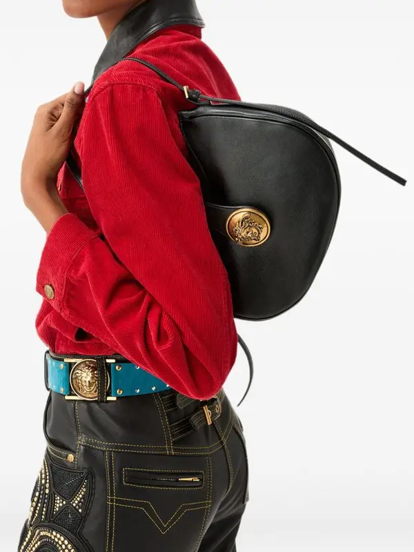 Versace Leather Hobo Bag - Multicolor