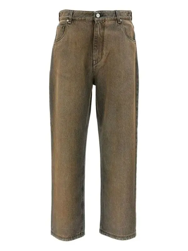 Fendi Marble Overdye` Denim Pants - Multicolor