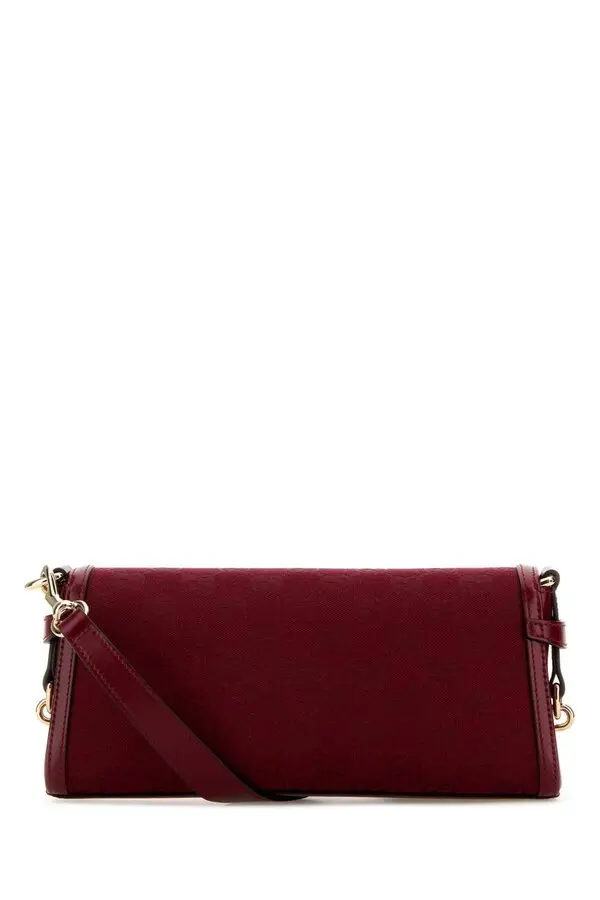 Gucci Gg Fabric Small Luce Shoulder Bag - Red
