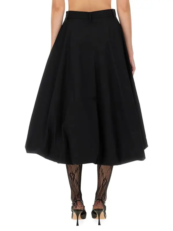Moschino Cotton Poplin Skirt