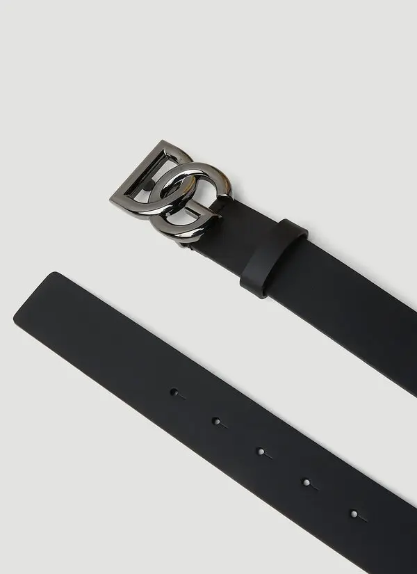 Dolce & Gabbana Logo Plaque Belt