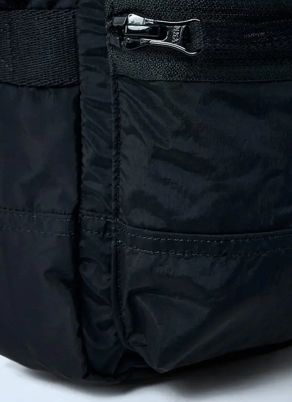 Stone Island Logo Patch Crossbody Bag - Black