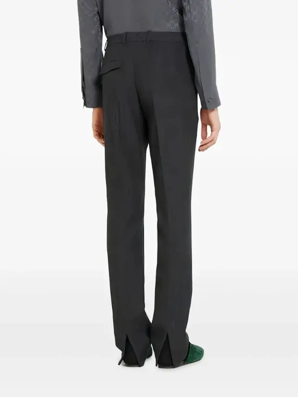 Gucci Wool Straight-leg Trousers