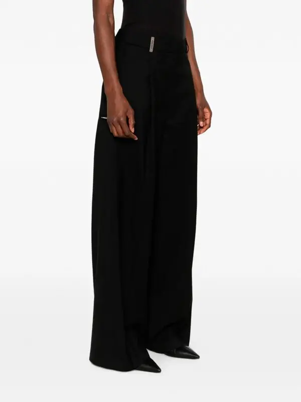 Peserico Wool Wide Leg Trousers
