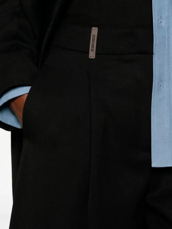 Peserico Wool Wide Leg Trousers
