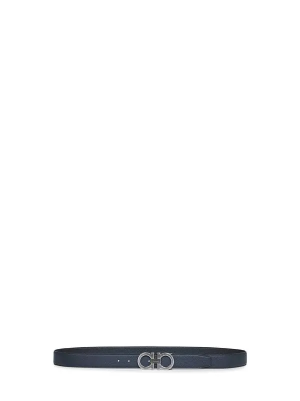 FERRAGAMO Two-tone Gancini Reversible Belt
