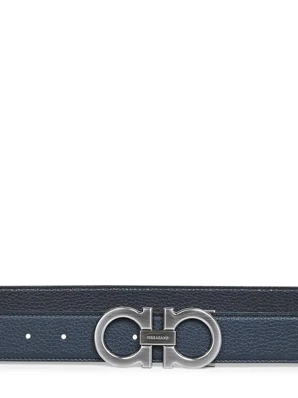 FERRAGAMO Two-tone Gancini Reversible Belt