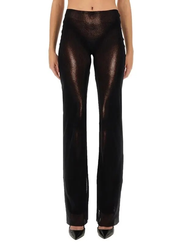 JEAN PAUL GAULTIER Pants With Body Dust Print - Brown