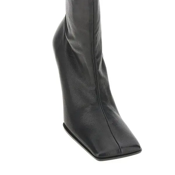 Alaïa Soft Square Leather Boots