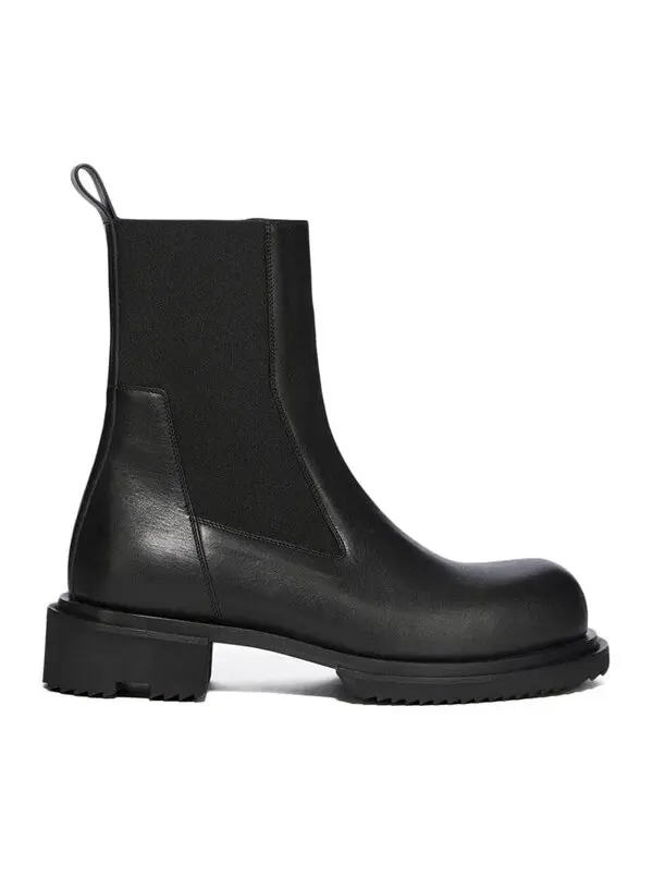 Rick Owens Bogun Leather Boots