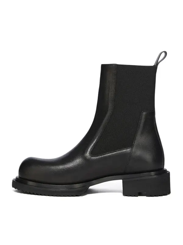 Rick Owens Bogun Leather Boots