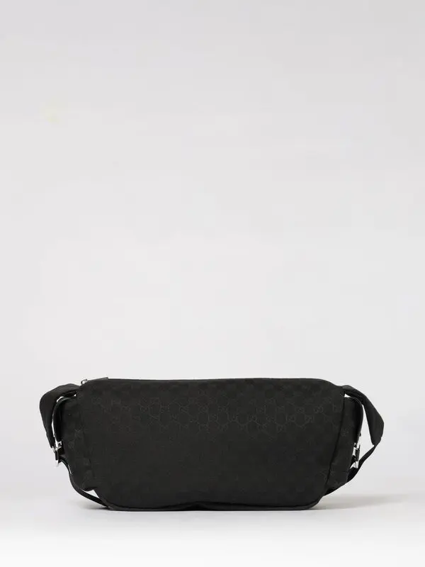 Gucci Gg Fabric Shoulder Bag - Black