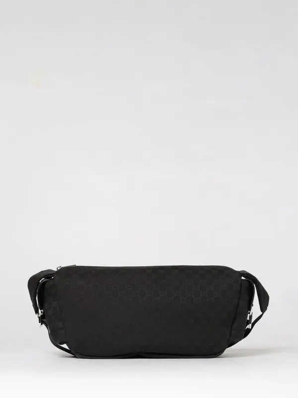 Gucci Gg Fabric Shoulder Bag - Black