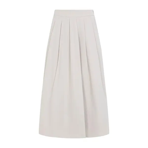 Peserico Midi Taffetas Skirt - Multicolor