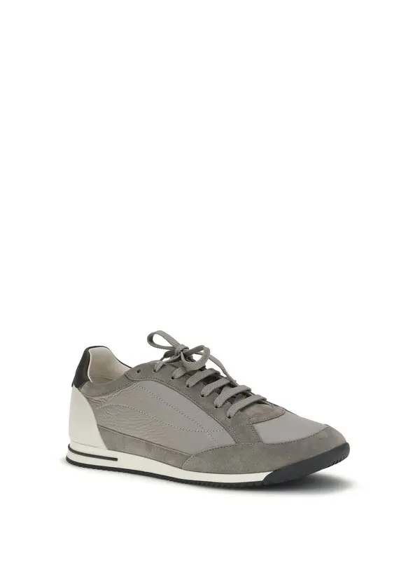 Brunello Cucinelli Deer And Suede Sneakers
