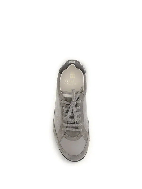 Brunello Cucinelli Deer And Suede Sneakers