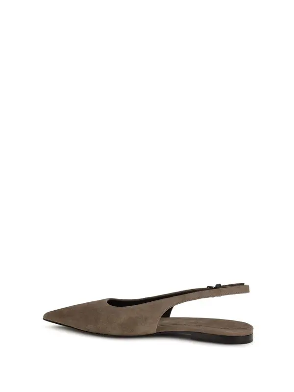 Brunello Cucinelli Suede Ballerinas