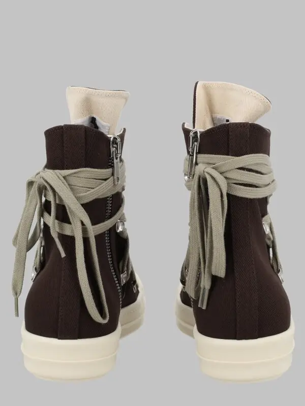 Rick Owens Sneaker In Denim Megalace