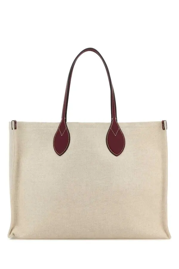 Gucci Sand Canvas Shopping Bag