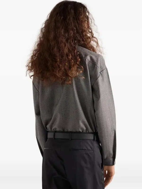 Prada Wool Shirt Jacket - Multicolor