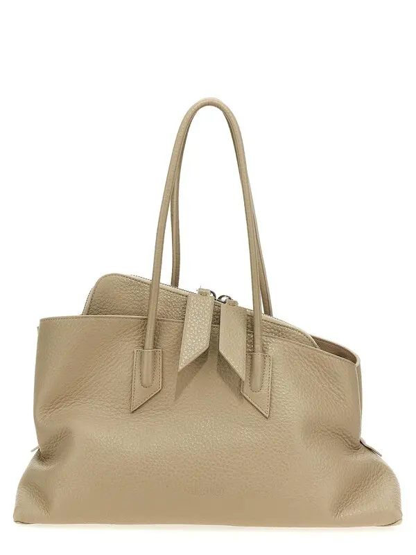 Attico La Passeggiata Medium' Shoulder Bag - Cream