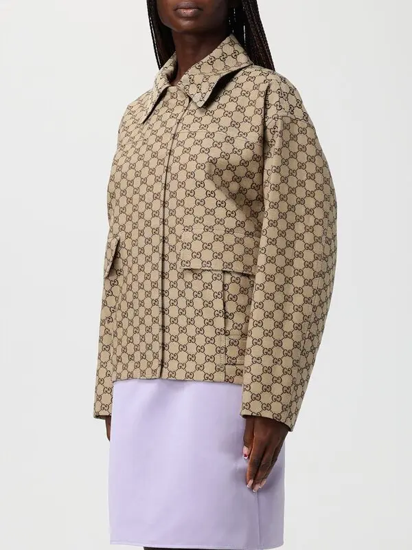 Gucci Gg Supreme Cotton Bomber Jacket
