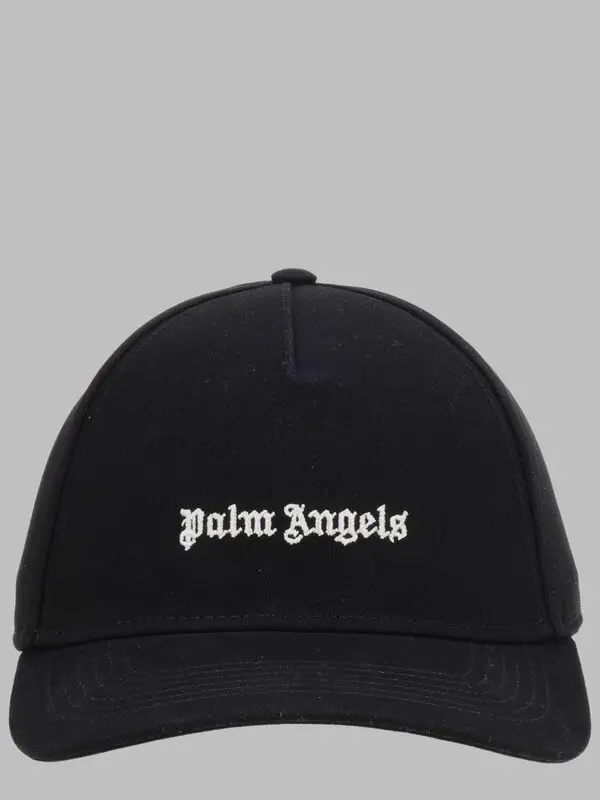 Palm Angels Logo Baseball Cap - Black