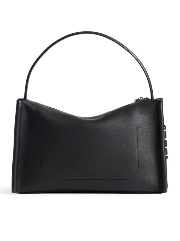 JW Anderson J.w.anderson Leather Loafer Bag - Black