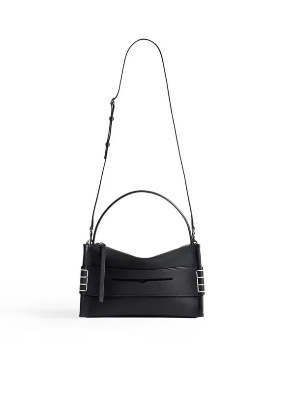 JW Anderson J.w.anderson Leather Loafer Bag - Black