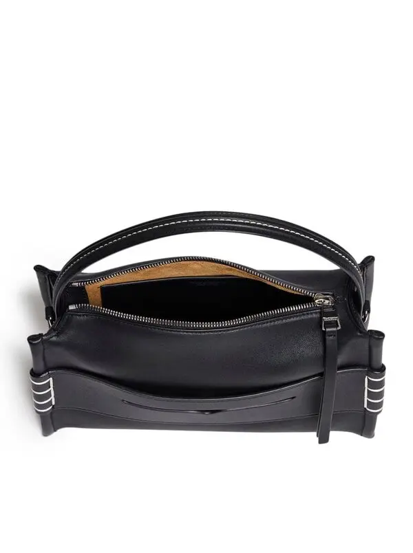 JW Anderson J.w.anderson Leather Loafer Bag - Black