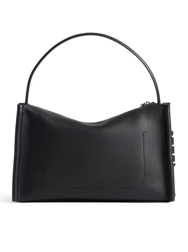 JW Anderson Leather Loafer Bag - Black