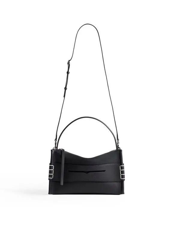 JW Anderson Leather Loafer Bag - Black