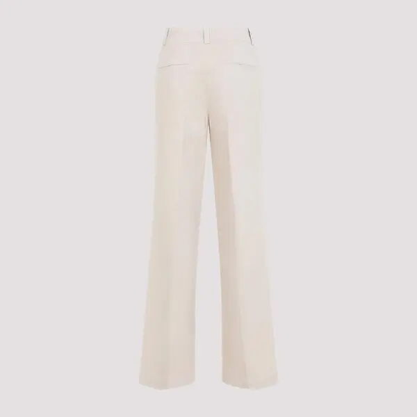 Peserico Wide Leg Cotton Pants