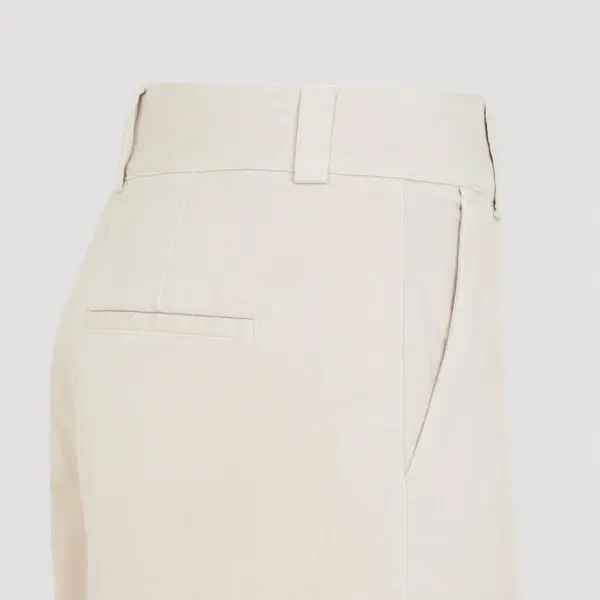 Peserico Wide-leg Cotton Pants - Multicolor