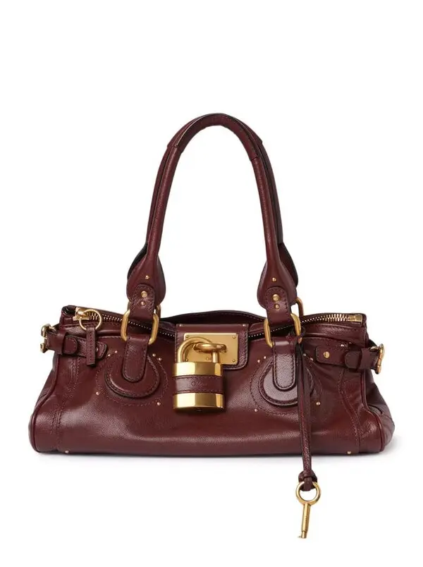 Chloé Paddington Bag In Grenade Leather