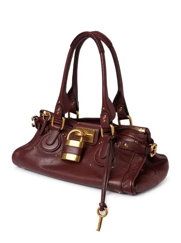 Chloé Paddington Bag In Grenade Leather