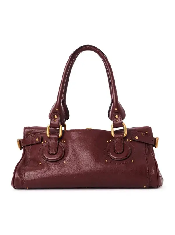 Chloé Paddington Bag In Grenade Leather